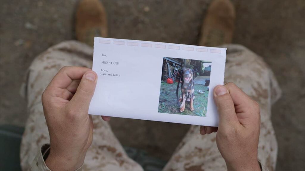What happens to mail at basic training?